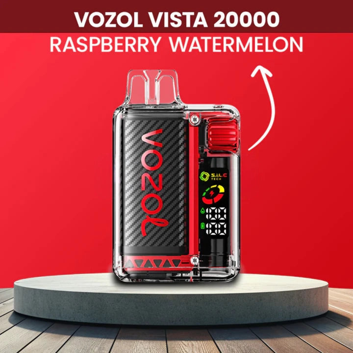Vozol Vista 20000 Raspberry Watermelon – Vapesepetimtr